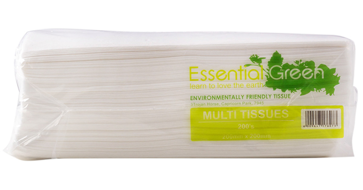 Buy Essential Green 2 Ply Multi Tissues Online | Faithful to Nature